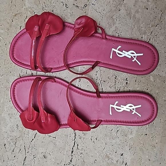 Yves Saint Laurent | Shoes | Yves Saint Laurent Fuchsia Pink Leather ...